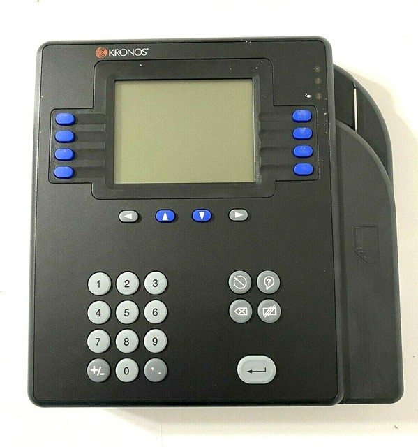 Kronos 4500 Time Clock With Backup Battery System 8602800-001 for sale ...