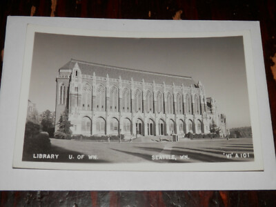 SEATTLE WA - 1930's-1940's REAL-PHOTO POSTCARD UNIVERSITY of WASHINGTON ...