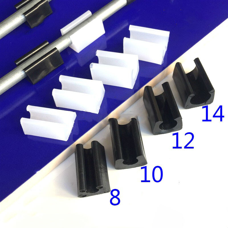 Clip on Chair Glides U Shaped Non-slip Tube Caps Pipe Clamp Tilt 6/8/10 ...