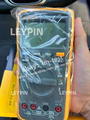 NEW FLUKE 17B+ Digital multimeterMeter Tester DMM with TL75 test leads ...