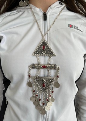 Kazakh Kyrgyz Uzbek Afghan Ethnic Handmade bracelet ring Necklace ...