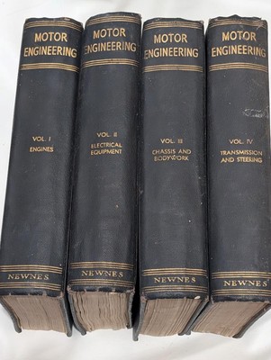 Newnes Motor Engineering - set of 4 books - late 1930's | eBay Australia