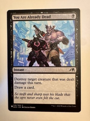 You Are Already Dead - The List Reprints - Mystery Booster 2 - MTG | eBay