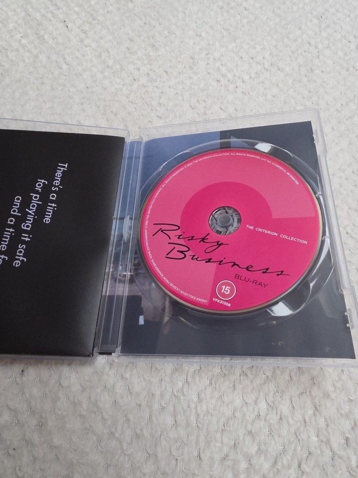 Risky Business - The Criterion Collection #1227 [15] Blu-ray Tom Cruise ...