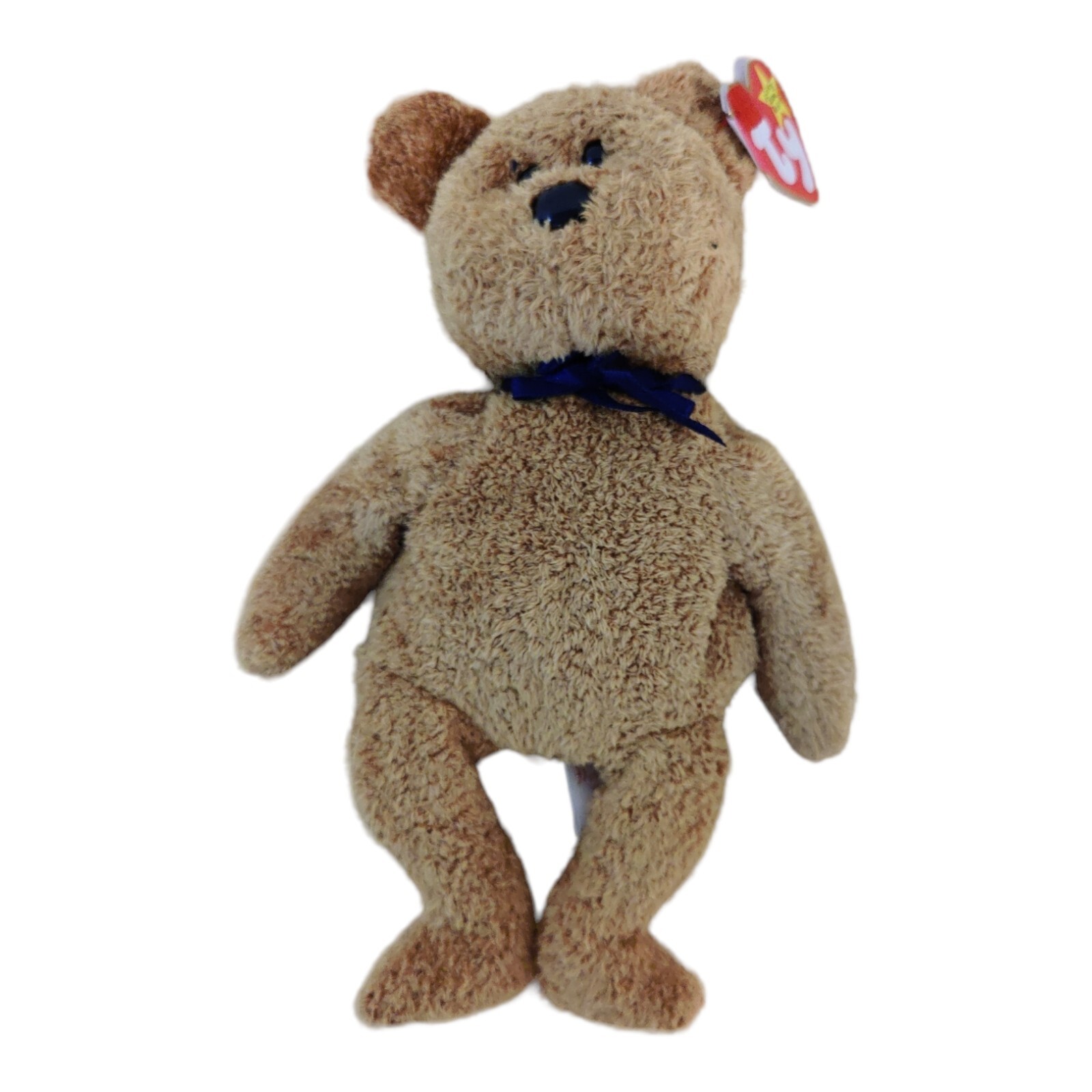 TY Original Beanie Baby Brown Fuzz Bear Toy Vintage Collectible 1998/ ...