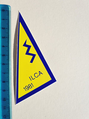 Autocollant Ilca 1981 Laser Voile Timbre 80s Vintage Originale | eBay