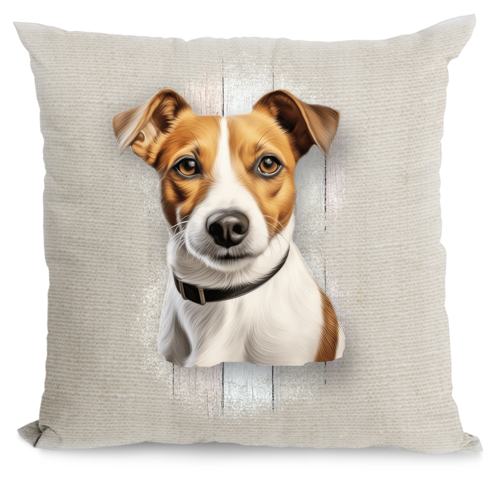 Dog Cushion Covers Linen Printed Dog Cushion / Pillow Covers 28 Breeds ...