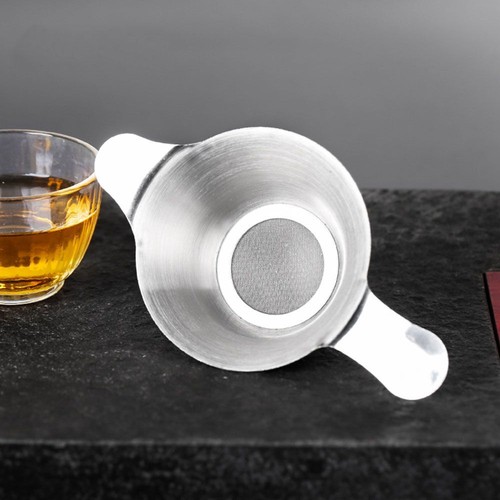 New Leaf Teaware Funnel Filter Stainless Steel Tea Strainer Fine Mesh ...