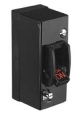 Clipsal MAIN SWITCH 250V 1-Pole Front Wiring, Panel Mounting BLACK- 70A ...