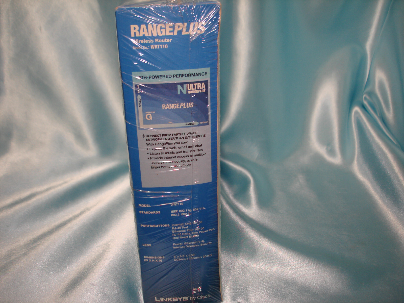 Linksys WRT110 24 Mbps 4-Port 10/100 Wireless G Router for sale online ...