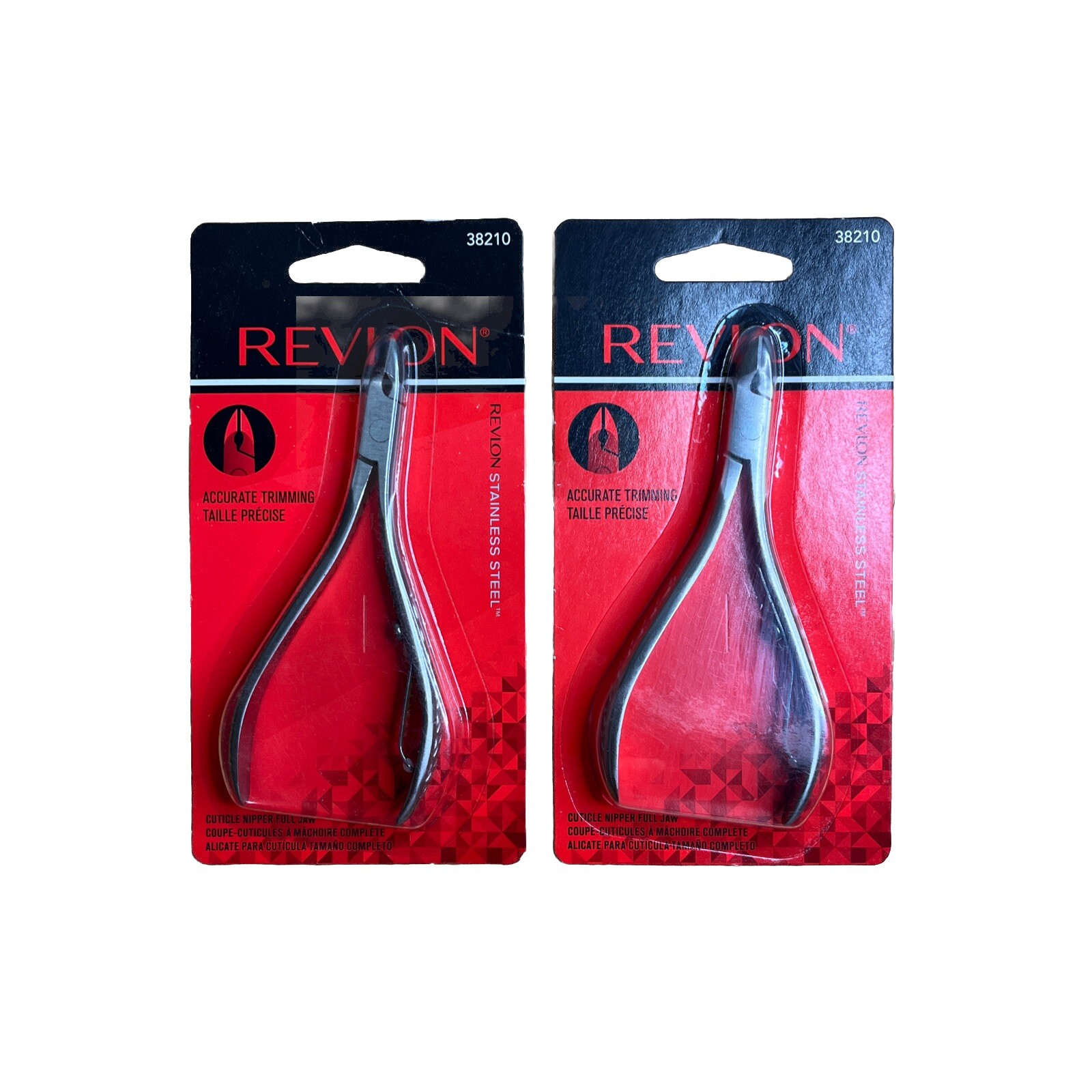 Lot of (2) Revlon Cuticle Nippers #38210 New In Packaging | eBay