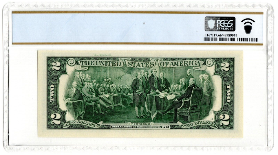 2017A Star $2 Two Dollar PCGS Graded Gem 66PPQ SOLID/FILLED STAR Error ...