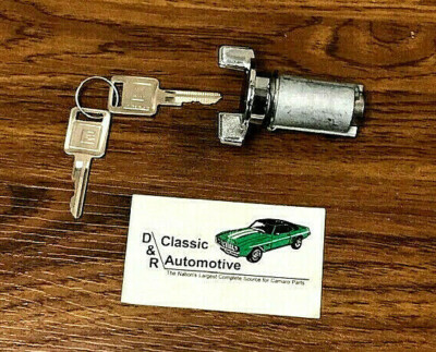Ignition Lock w/GM logo key 69-78 Camaro Chevelle Nova Impala 70 71 72 ...