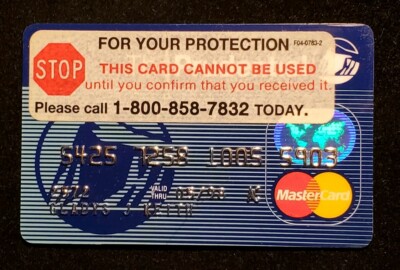 The Prudential MasterCard Credit Card exp 1998 cc509 | eBay