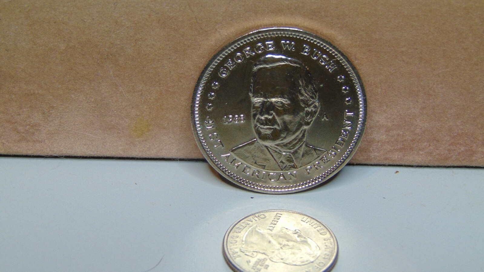 GEORGE W BUSH 1988 A 41TH PRESIDENT COMMEMORATIVE DOUBLE EAGLE COIN | eBay