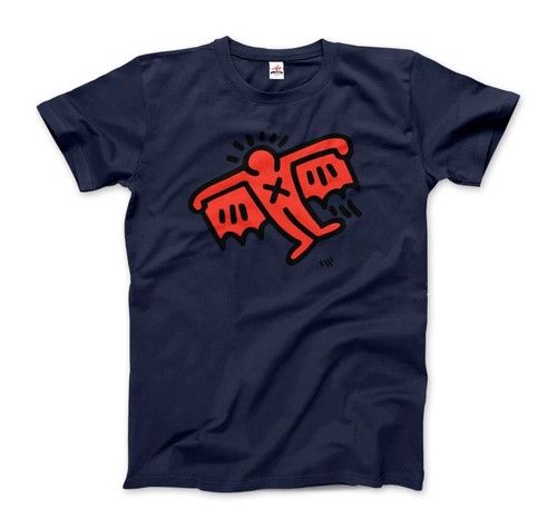 Keith Haring - Flying Devil Icon, 1990 Street Art T-Shirt | eBay