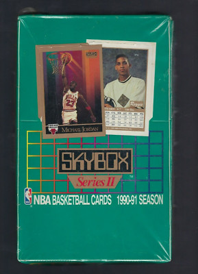 1990-1991 NBA Skybox Series II 2 - Factory Sealed Box Impel not all ...