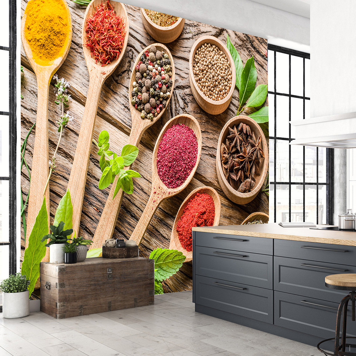 Wallpaper In Kitchen Eat Areas