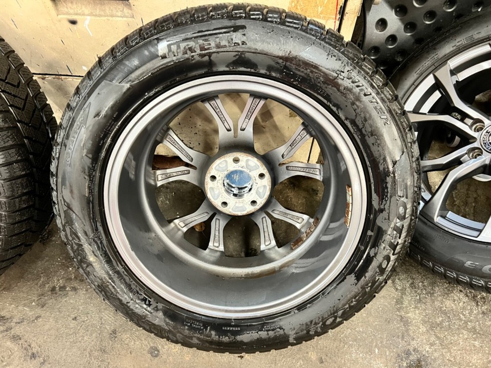 Mercedes Benz Wheels and Pirelli Winter Tires (Set of 4) 5x112 Bolt ...