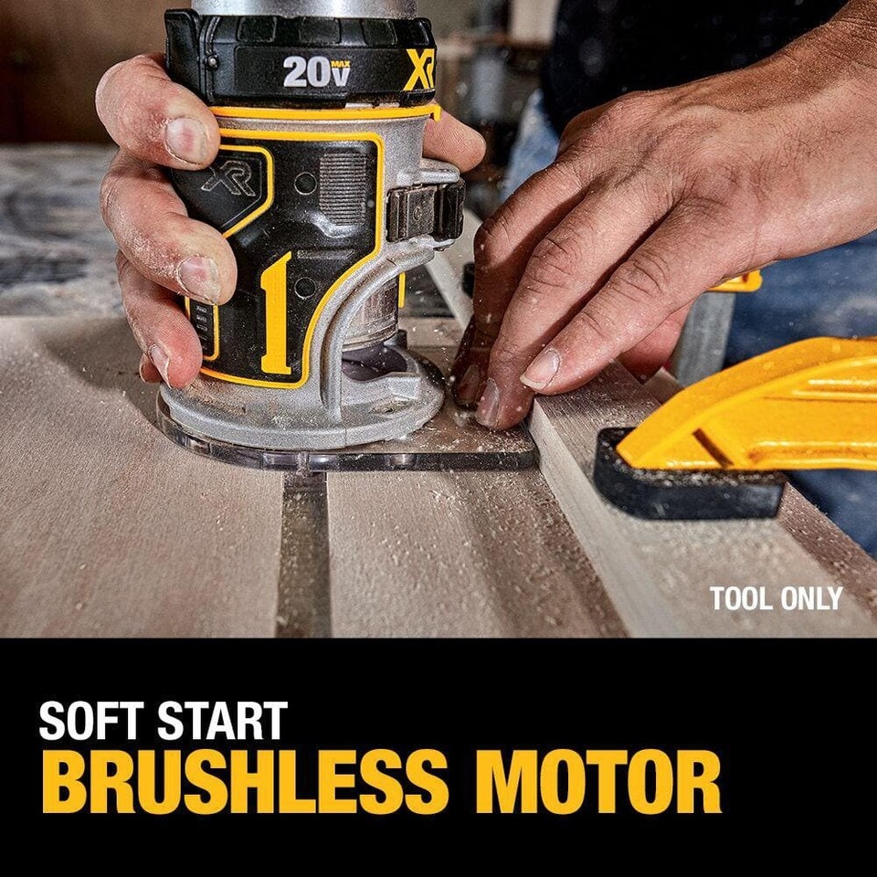 20V MAX XR Cordless Brushless Fixed Base Compact Router (Tool Only) | eBay