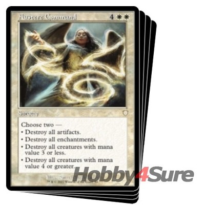 Austere Command X4 M/NM Magic: The Gathering MTG The Brothers' War ...