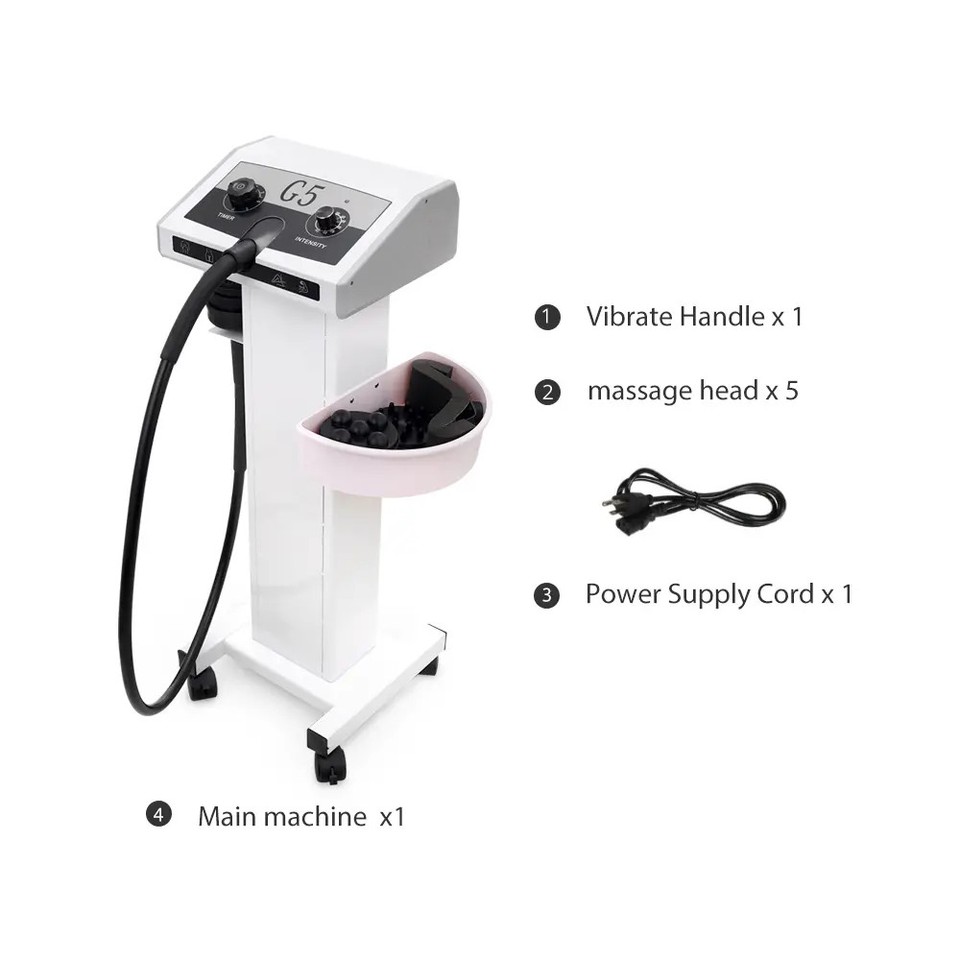 G5 5 in 1 Vibration Massager Machine Body Massage Pain Removal Muscle ...