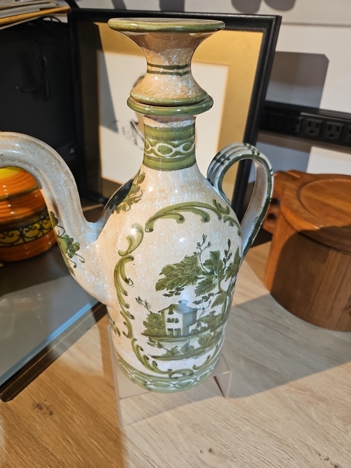 Meiselman imports large carafe with stopper item 669E MADE IN ITALY MID ...