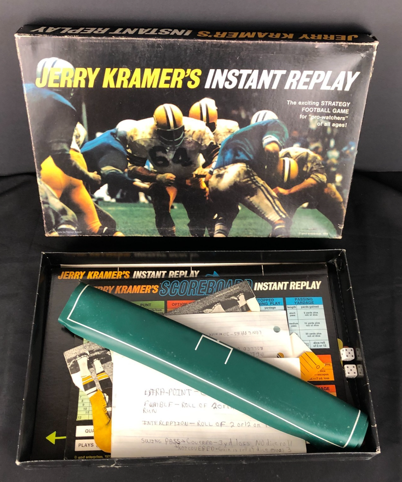 Vintage Jerry Kramer's Instant Replay Football Board Game | eBay