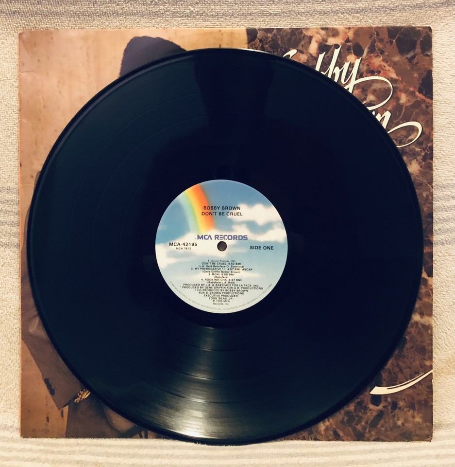 BOBBY BROWN - DON'T BE CRUEL - 1988 MCA Vinyl LP Record "MY PREROGATIVE ...
