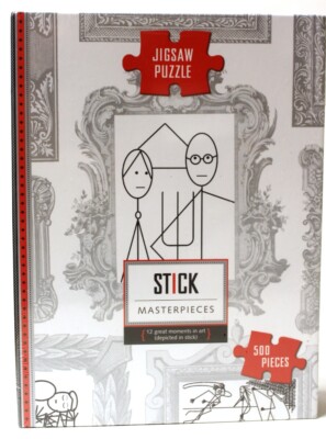 Stick Masterpieces Jigsaw Puzzle: 12 Great Moments in Art Depicted in ...