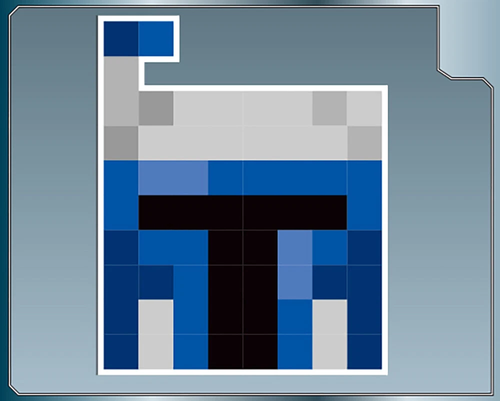 Jango Fett Helmet Decal