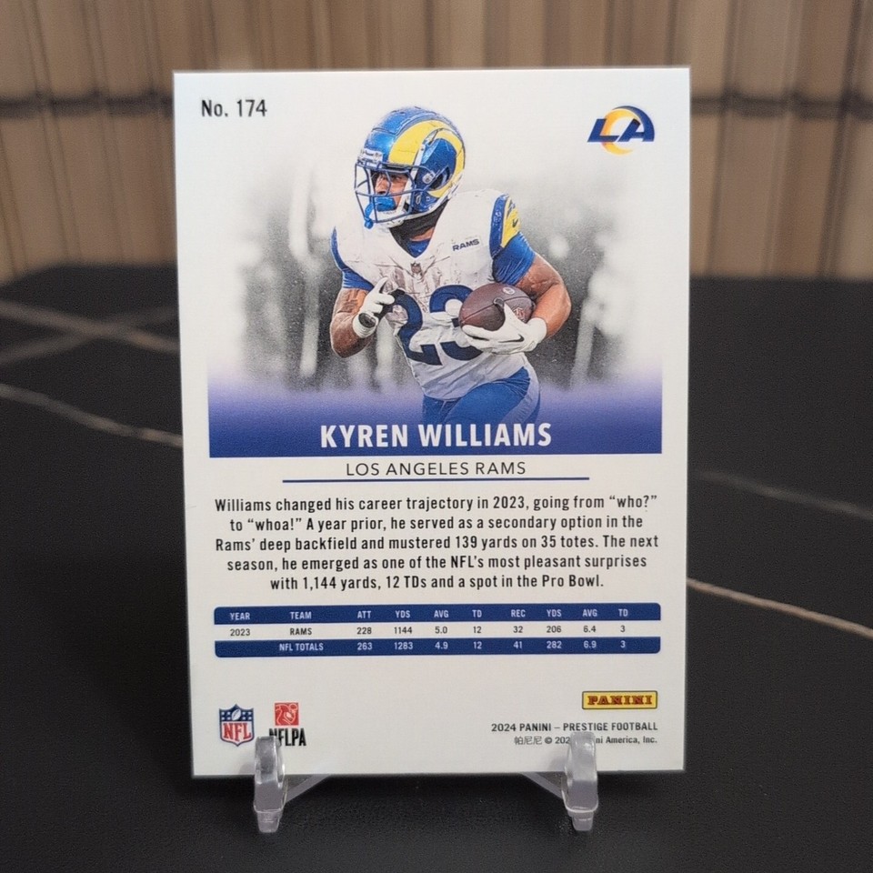 2024 Panini Prestige Galaxy Xtra Points /50 Orange Kyren Williams #174 ...