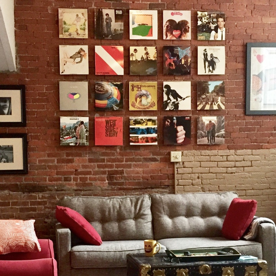 AlbumMount Record Album Frame - Adjustable Wall Mount or Shelf Stand ...