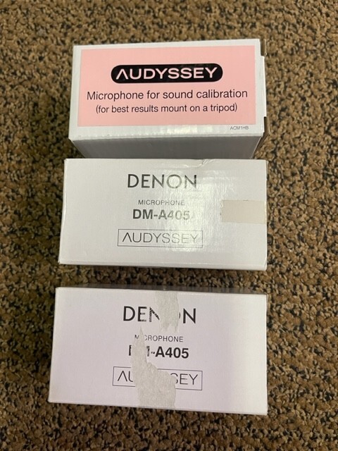OEM Denon Microphone Audyssey DM-A405 Calibration Mic Black | eBay