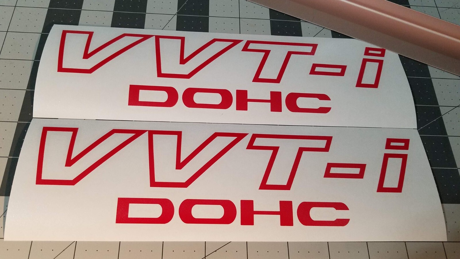(2x) VVT-i DOHC (10" x 2.5") Vinyl Decal Stickers for Toyota TRD Supra ...