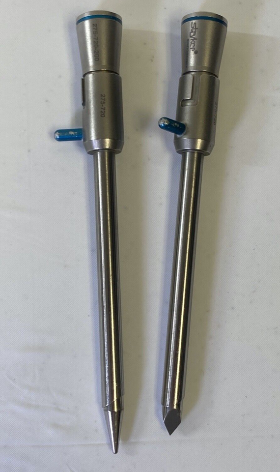 Set of 12 Stryker Arthroscopic Cutter Cannulas Obturators & Adapters 5. ...