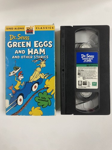 Dr. Seuss Green Eggs And Ham, Other Stories VHS Sing Along Classics Fox ...