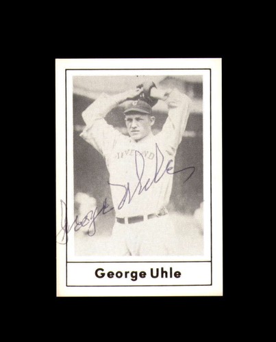 George Uhle Signed 1978 Grand Slam Cleveland Autograph | eBay