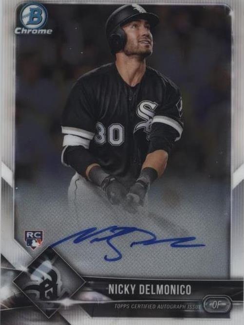 2018 Bowman - Chrome Rookie Autographs Nick Delmonico #CRA-ND (AU, RC ...