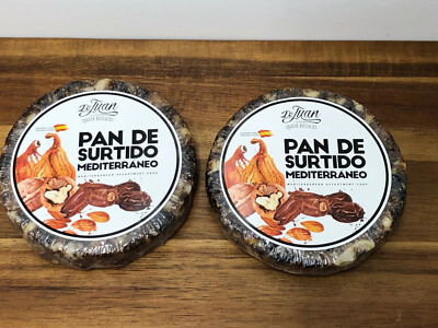 Mediterranean Pressed Dried Fruit Wheel 2 X 200g Figs Dates Plums ...