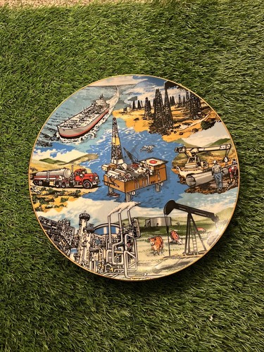~RARE~Oil America's Life Blood Plate~ 1978 Mid-West~ Perfect ~ | eBay