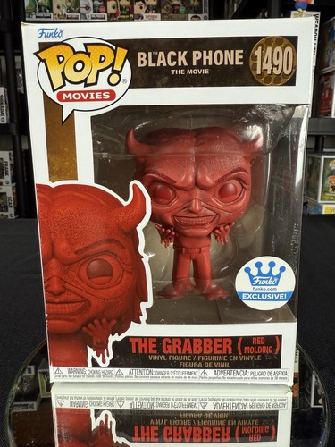 Funko Pop - The Grabber (Red Molding) 1490 - Black Phone - Pop Movies ...