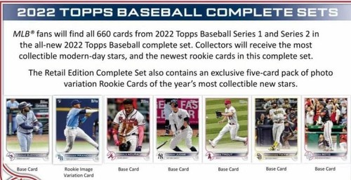 2022 Topps Baseball Complete Set Factory Sealed Retail Edition ...
