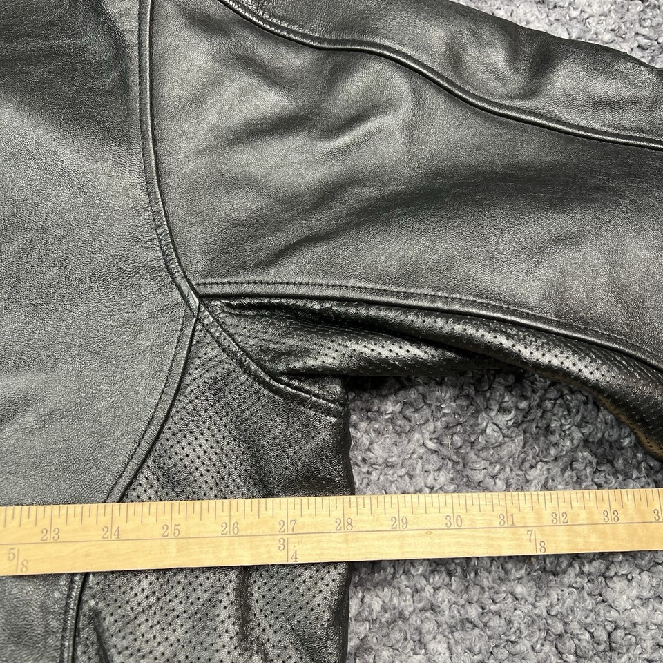 Vtg PHAT FARM Genuine Leather Quilted Lined Jacket Mens 3XL 90s Urban ...