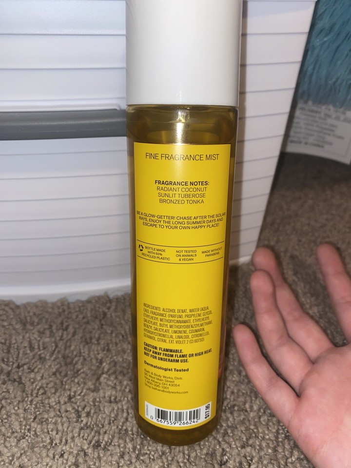 Bath & Body Works SOLAR SHINE Fine Fragrance Mist 8 oz NEW | eBay