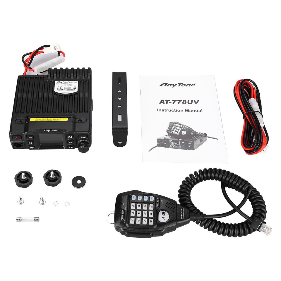 ANYTONE AT-778UV Dual Band Transceiver Mobile Radio VHF/UHF Two Way ...