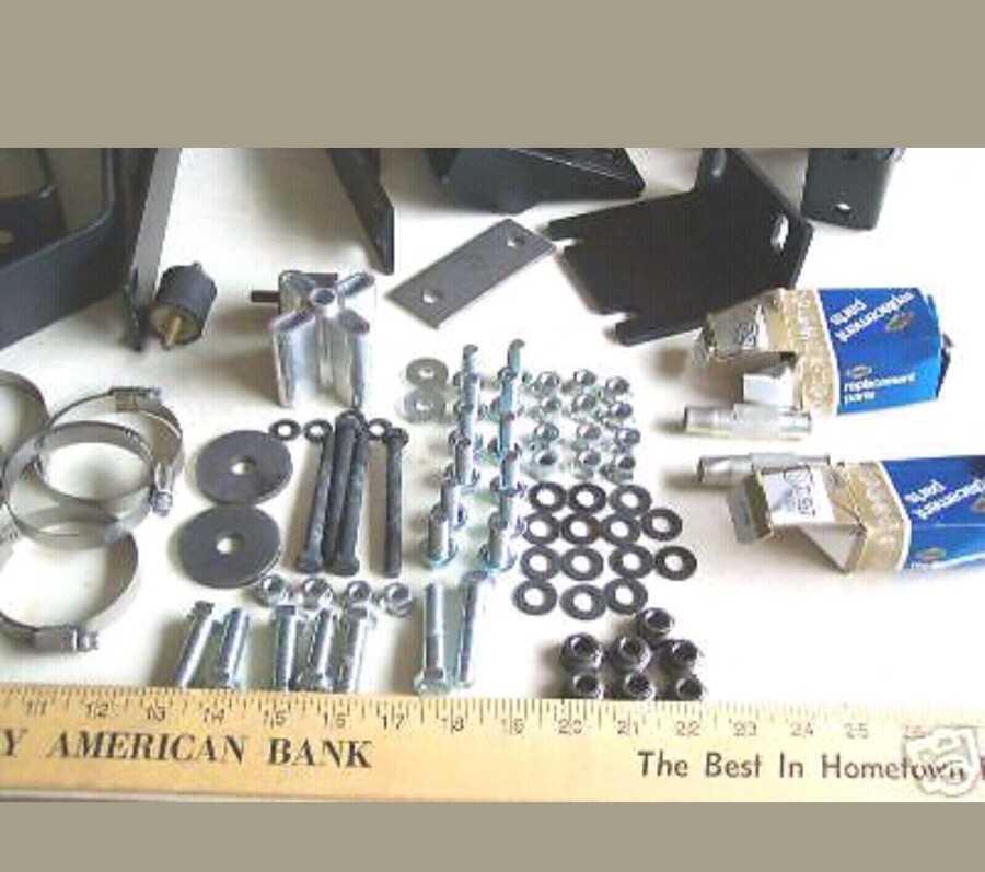 ONAN CUMMINS L634T-A RADIATOR MOUNTING BRACKET FAN KIT 18" FAN HOSE ...