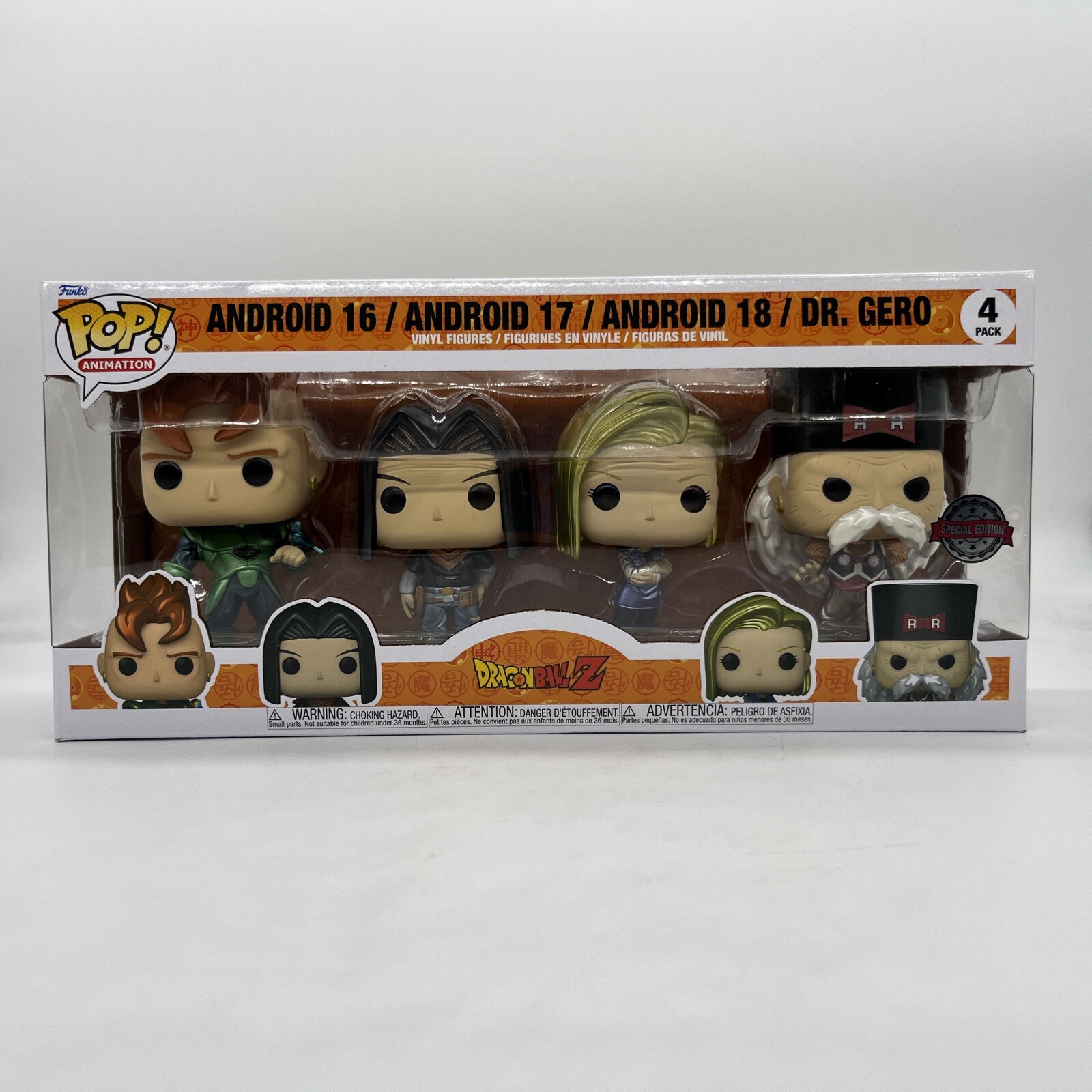 Funko Dragon Ball Z Android 16, 17, 18 & Dr Gero 3.93 in Action Figure ...