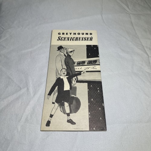 Greyhound Bus Scenicruiser Rare 1950s Manufacturer Brochure ...