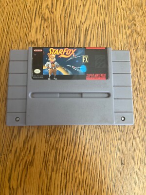 Star Fox - SNES Super Nintendo Game Starfox - Tested Working ...